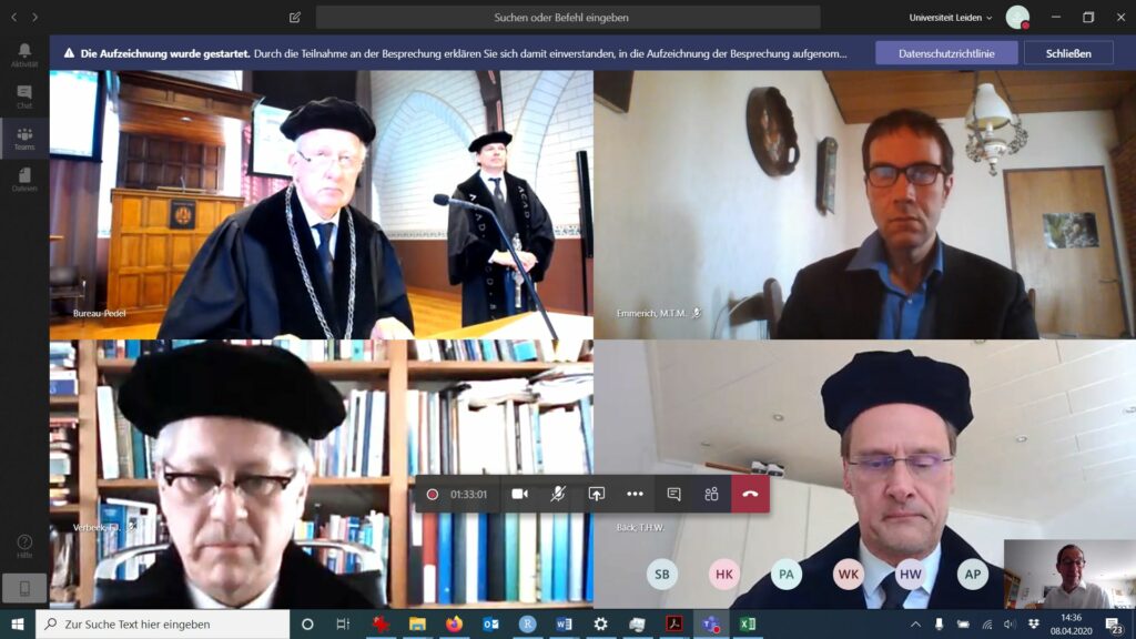 First Fully-Online PhD-Colloquium at Leiden University | Prof. Dr. rer ...